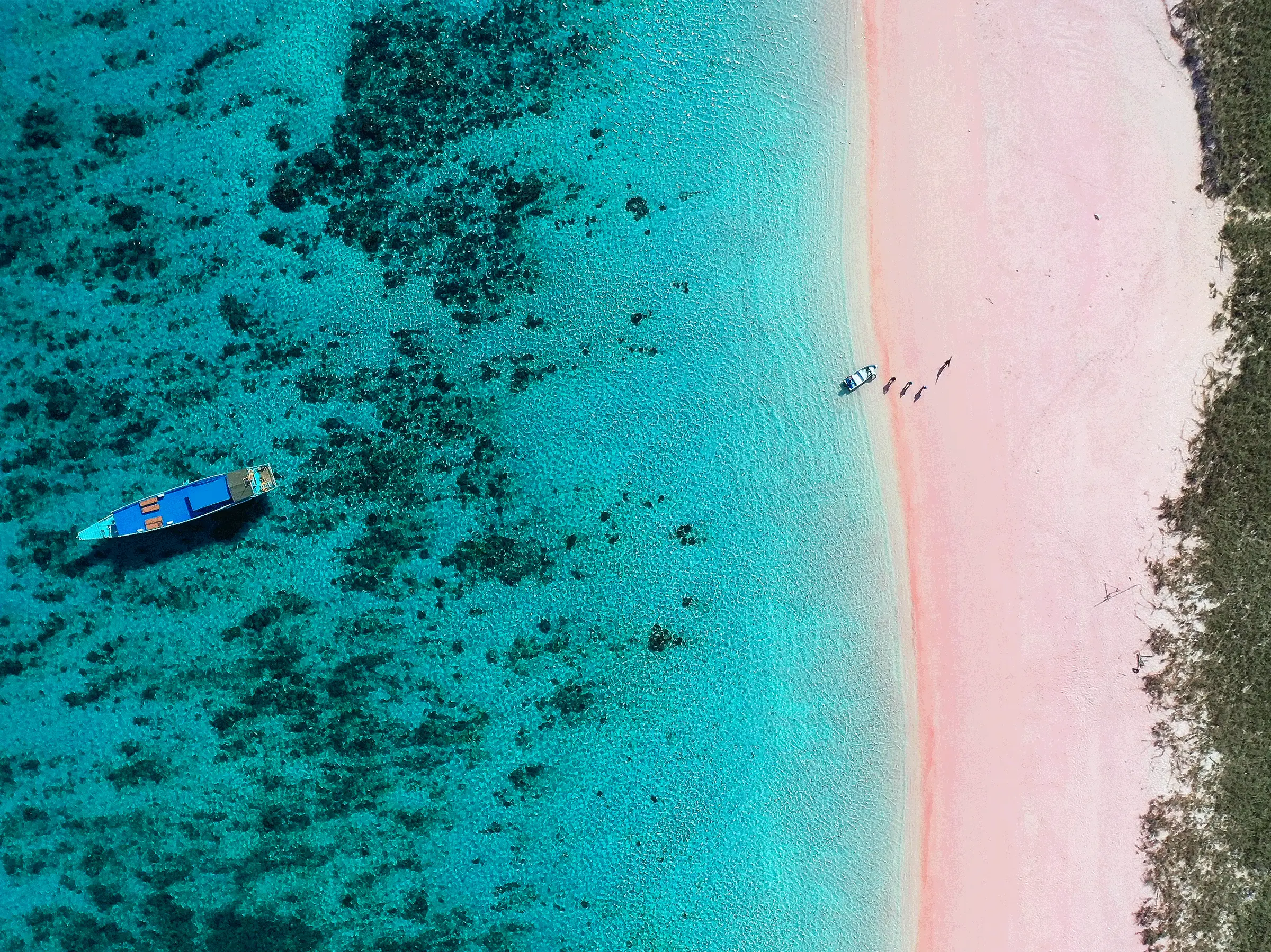 Pink Beach, Voted One Of The World's Best Beaches